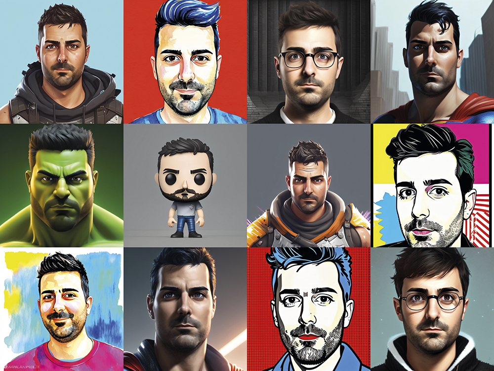 Erstellen Sie Ihren Avatar - TenStickers